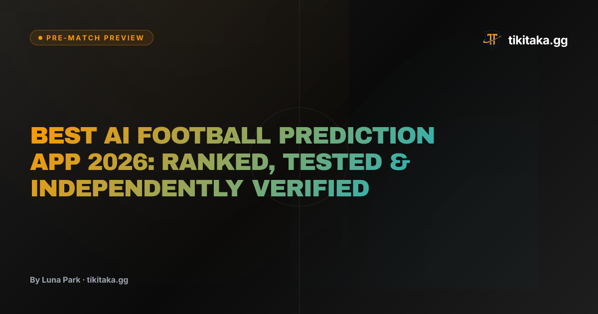 Best AI Football Prediction App 2026: Ranked, Tested & Independently ...
